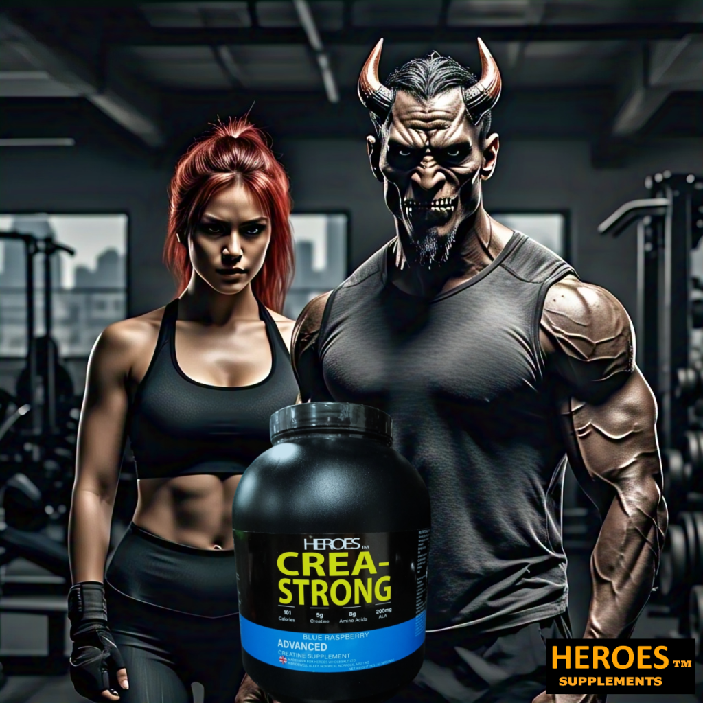 Heroes CREA-STRONG 💪 Creatine + Aminos for Power, Strength & Recovery