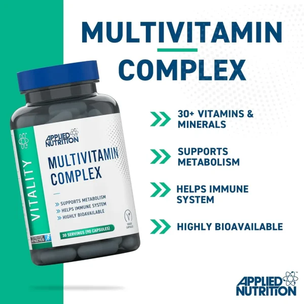 Multivitamin Complex 90 Caps UK | Applied Nutrition
